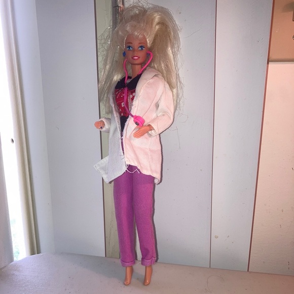 Mattel | Toys | Rare 976 Barbie Doctor With Working Stethoscope | Poshmark